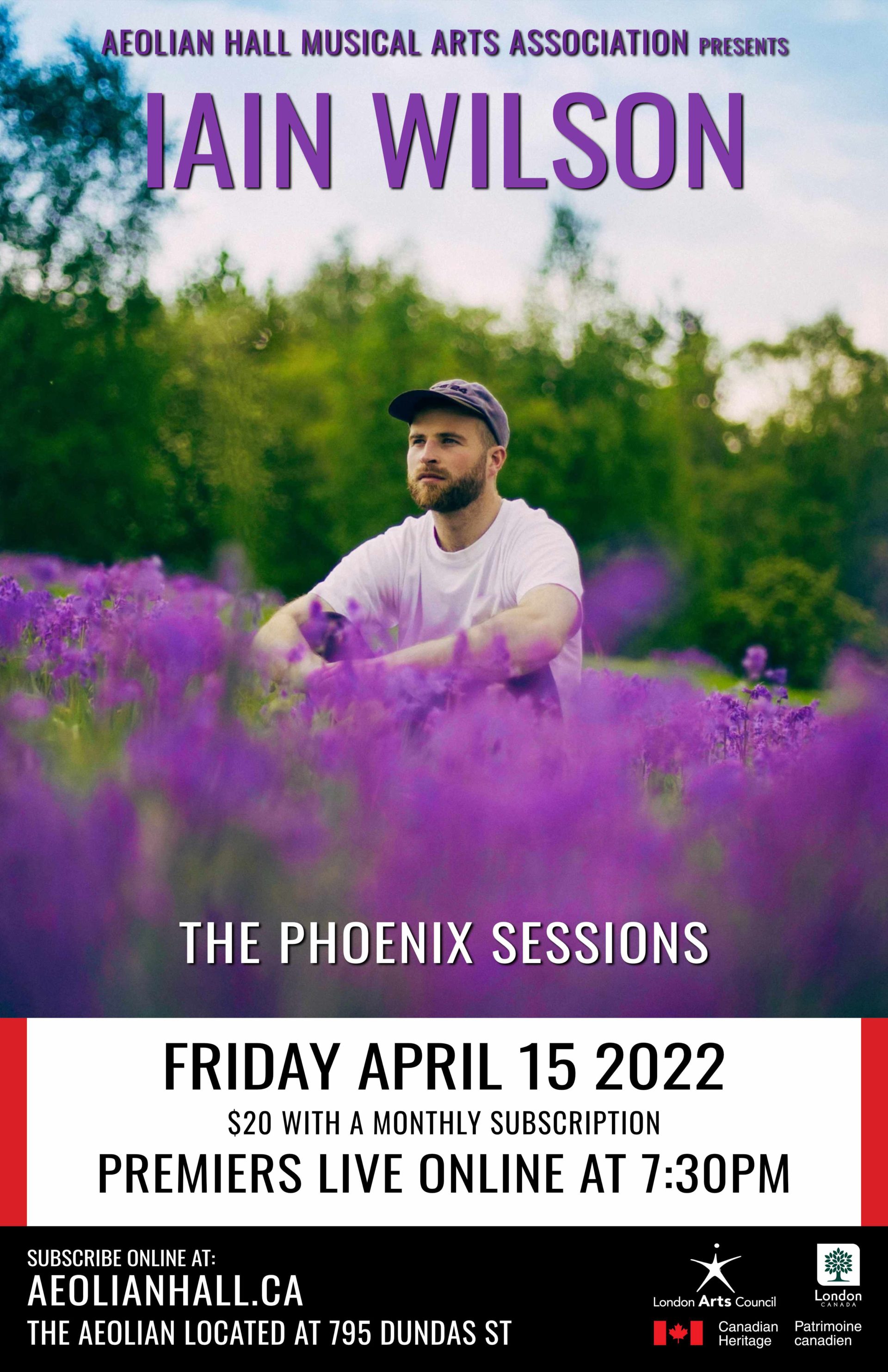 Aeolian Phoenix Sessions present… Iain Wilson – The Aeolian Hall