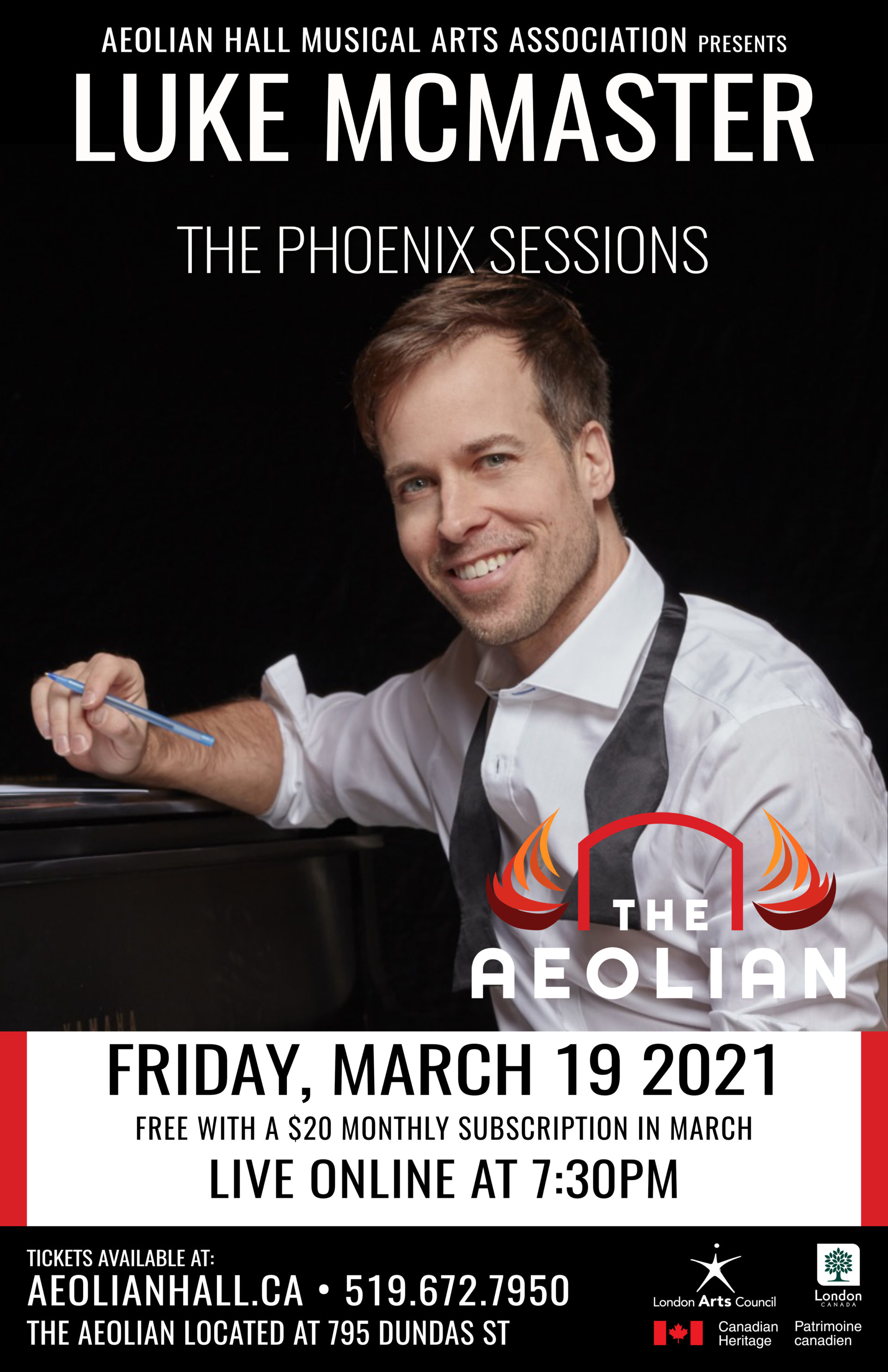 Luke McMaster – The Aeolian Hall