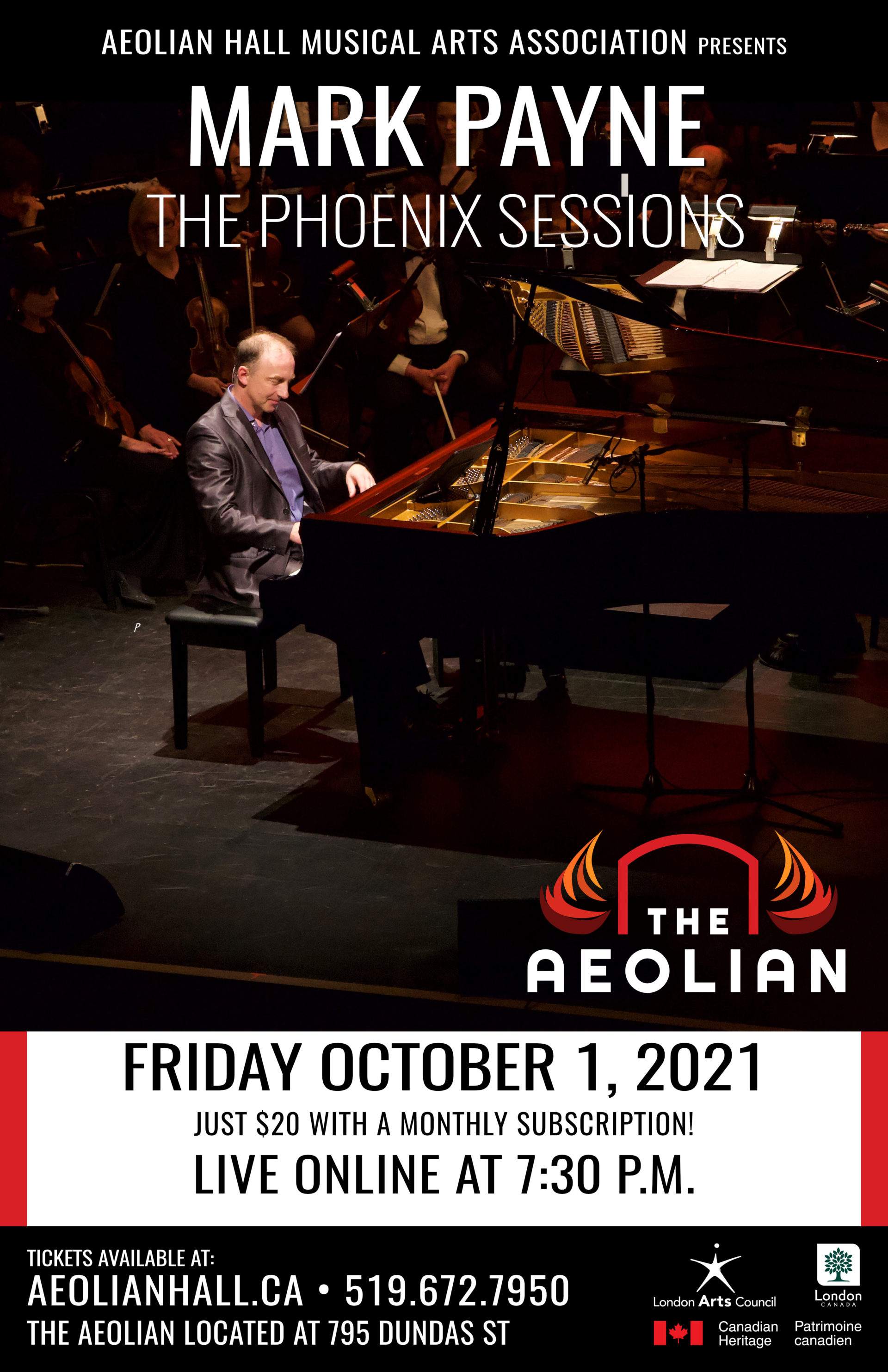 Phoenix Sessions – Mark Payne – The Aeolian Hall