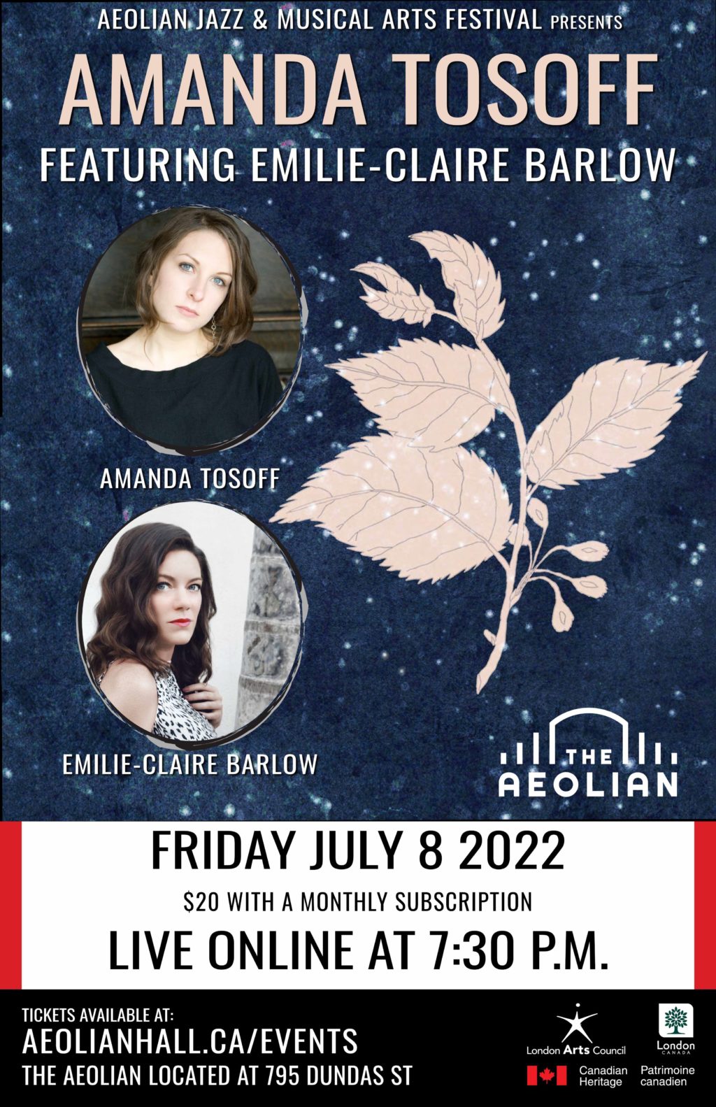 Aeolian Phoenix Sessions Present… Amanda Tosoff featuring Emilie-Claire ...