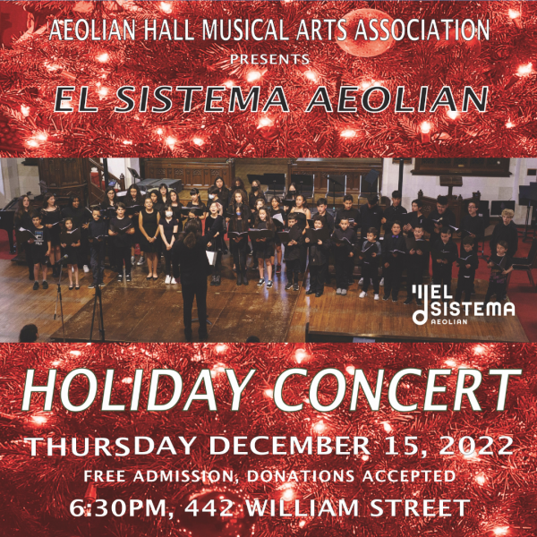 El Sistema Aeolian Holiday Concert – The Aeolian Hall