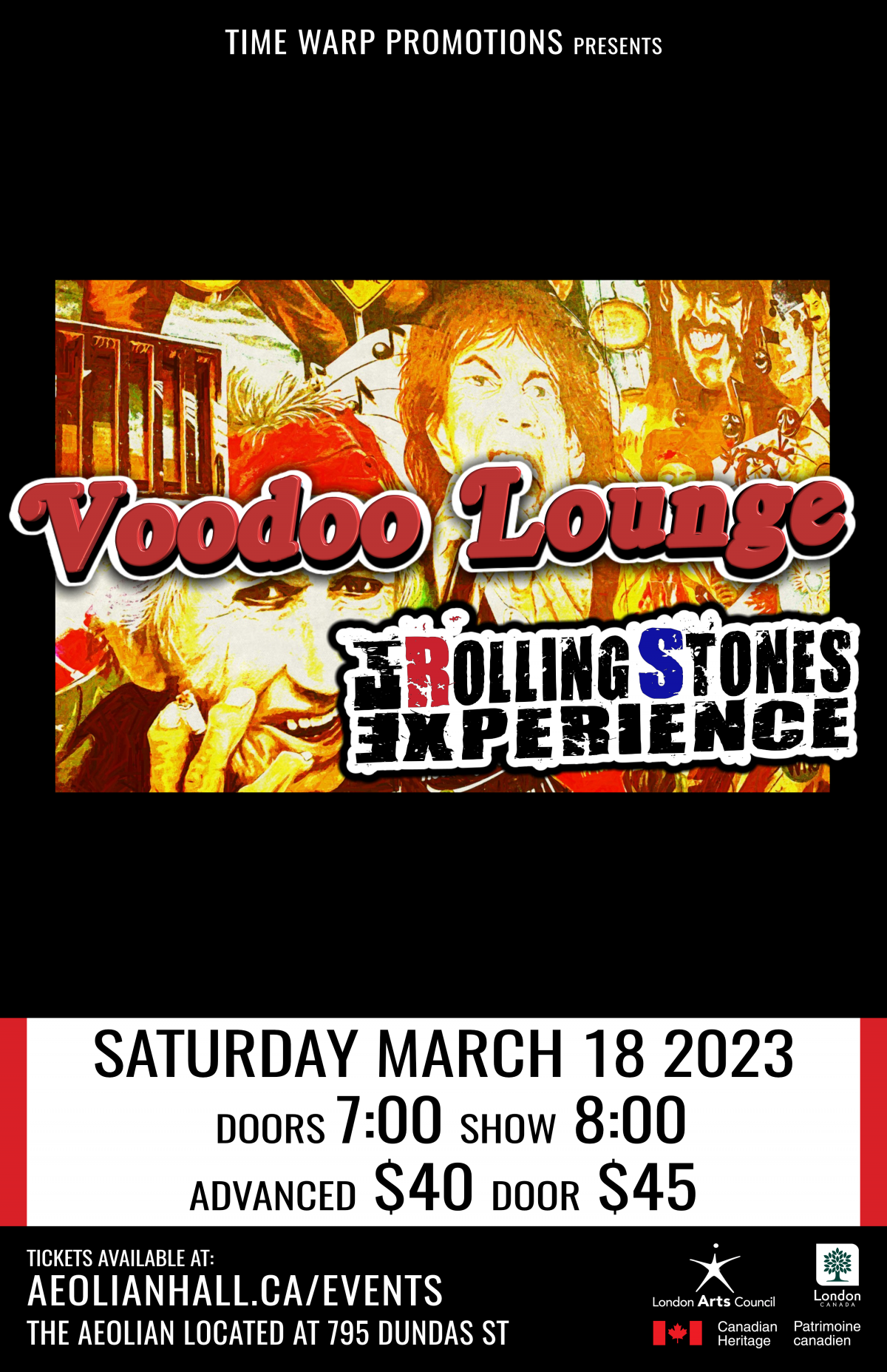 Voodoo Lounge: The Rolling Stones Experience – The Aeolian Hall