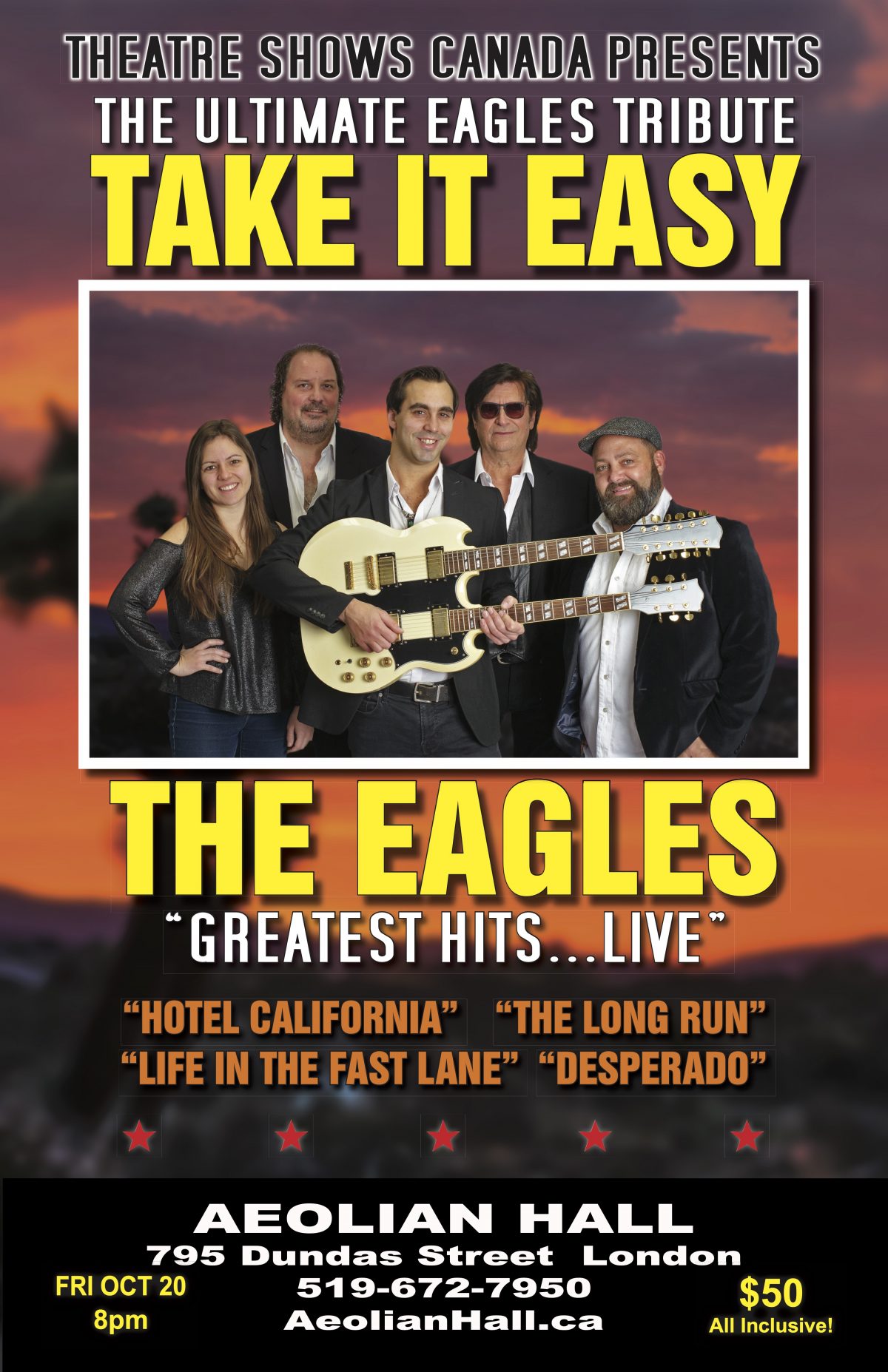 Take It Easy: The Story of The Eagles – The Aeolian Hall
