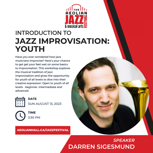 AJAMAF Workshop: Introduction to Jazz Improvisation – Youth – The ...