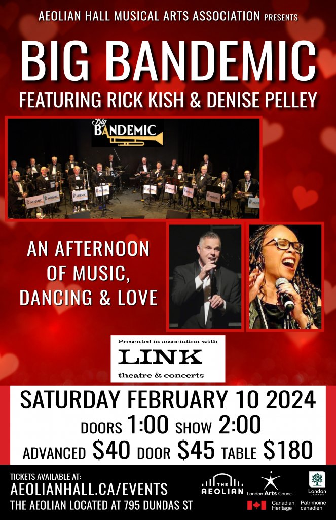 Big Bandemic Featuring Rick Kish & Denise Pelley – The Aeolian Hall