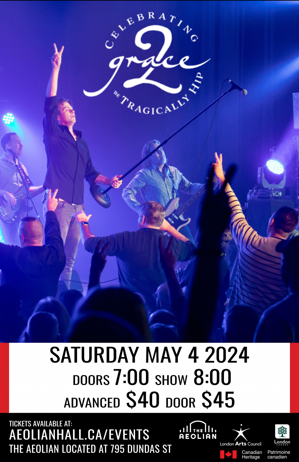 Grace, 2 – Celebrating The Tragically Hip – The Aeolian Hall