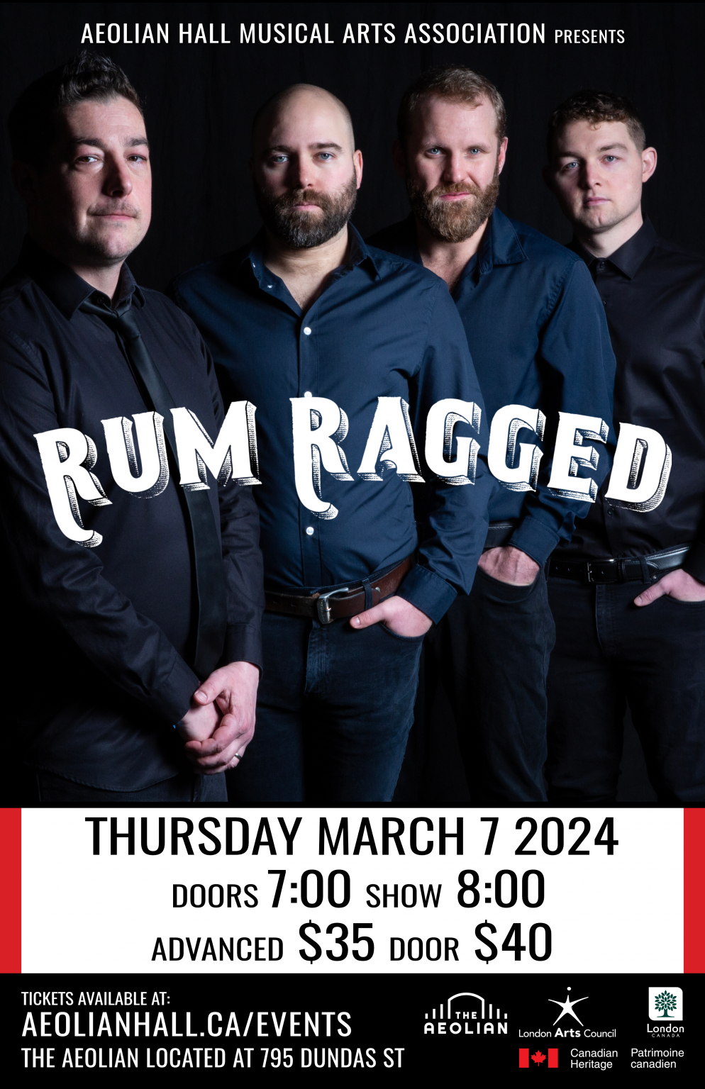 Rum Ragged – The Aeolian Hall