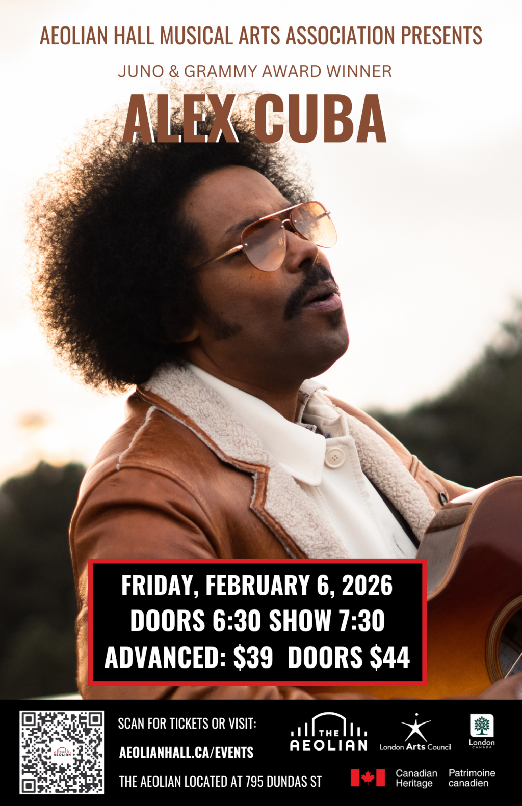 Alex Cuba – The Aeolian Hall